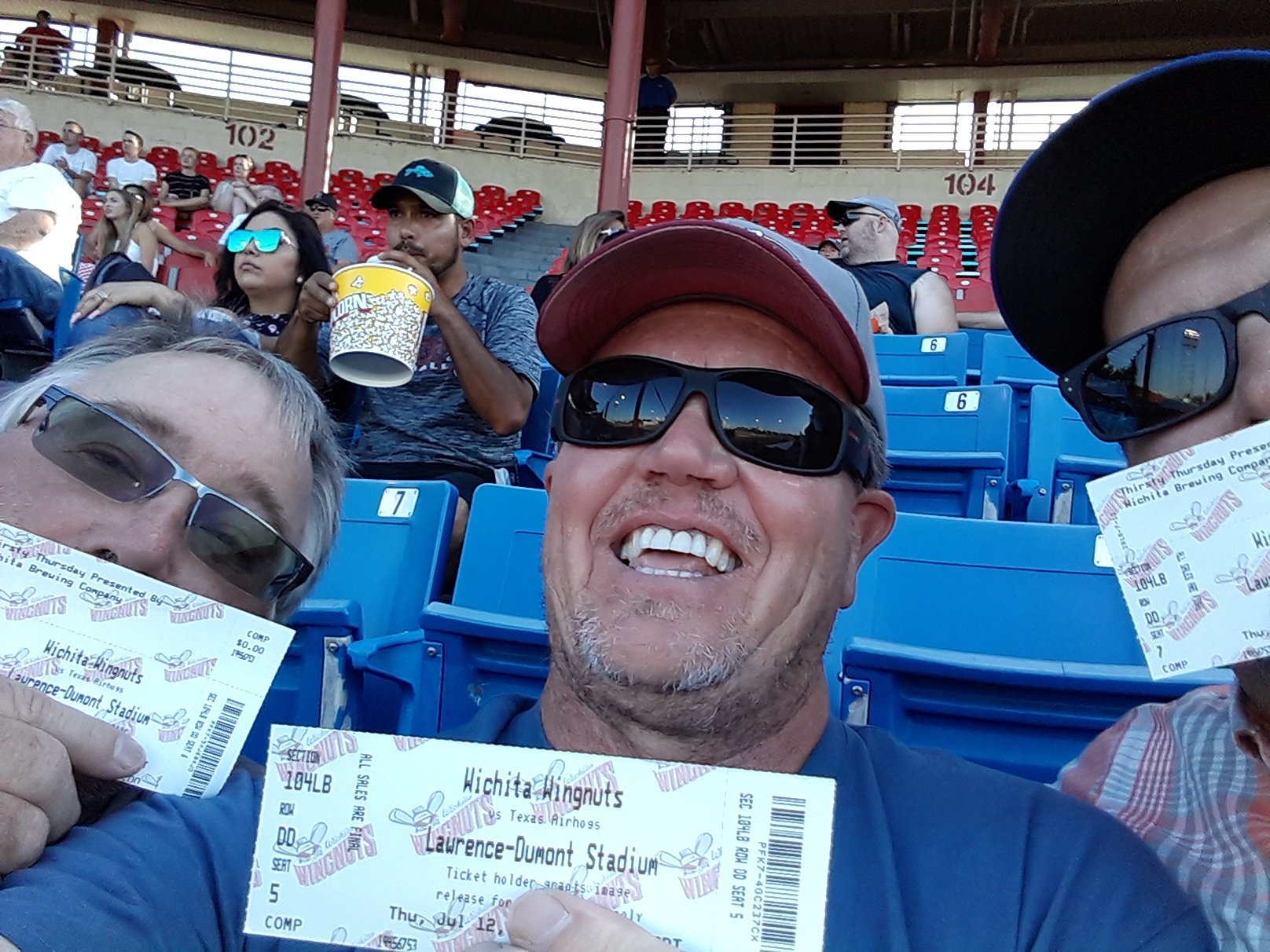 Event Feedback: Wichita Wingnuts vs. Texas Airhogs - American ...