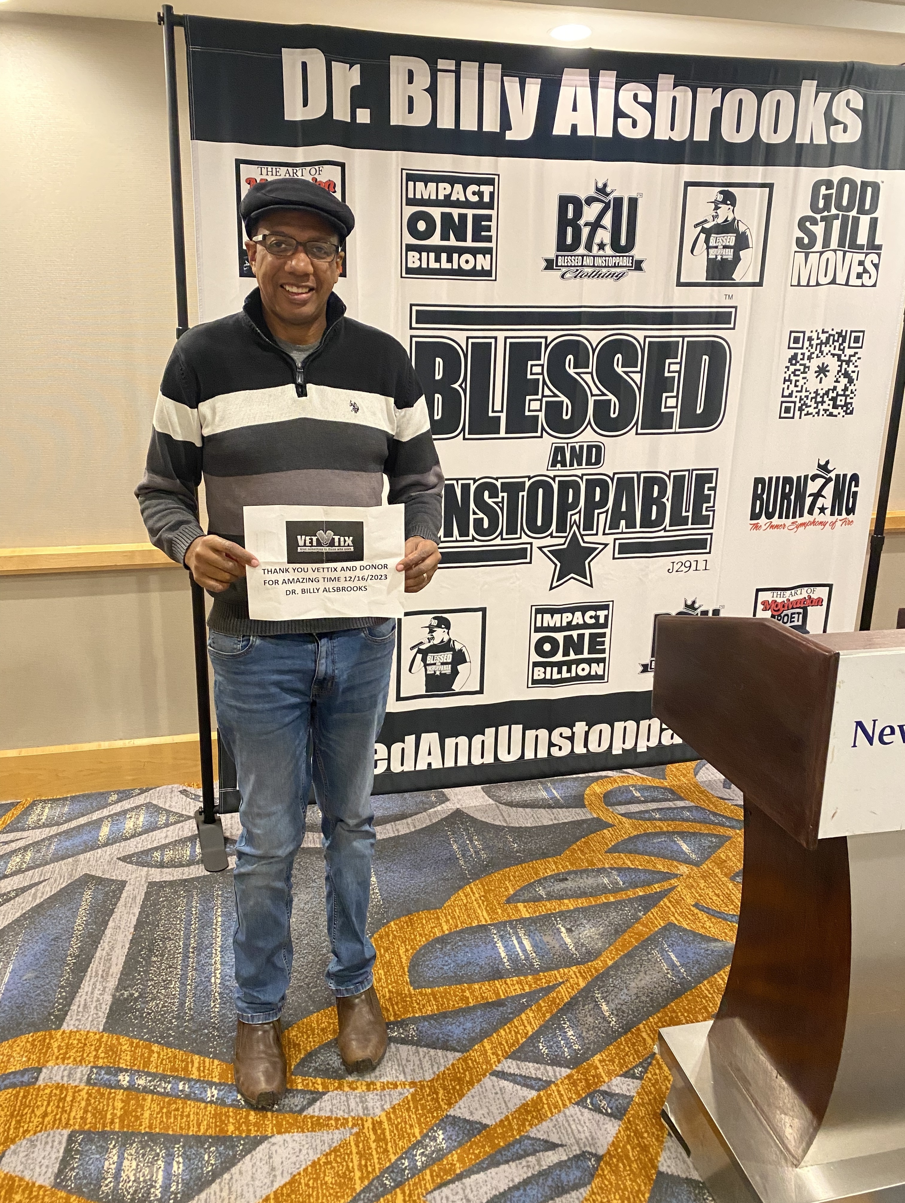 Event Feedback: Blessed and Unstoppable: Billy Alsbrooks Motivational ...